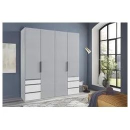 Kleiderschrank WIMEX "Level by fresh to go" Schränke Gr. B/H/T: 200 cm x 236 cm x 58 cm, 4 St., weiß (weiß, light grey) mit Schubladen