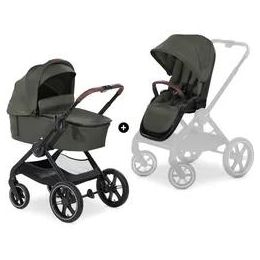 Kombi-Kinderwagen hauck "Walk N Care Air Set, dark olive" grün (dark olive) Baby Kinderwagen