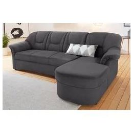 Ecksofa DOMO collection "Sarafina L-Form", braun (espresso), B:232cm H:83cm T:146cm, Luxus-Microfaser (92% Polyester, 8% Nylon), Microfaser PRIMABELLE (100% Polyester), Microfaser PRIMABELLE (100% Polyester) / Struktur (90% Polyester; 10% Polyacryl), Sofas, wahlweise mit Bettfunktion, optional mit Federkern