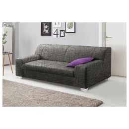 3-Sitzer DOMO collection "Amando" Sofas Gr. B/H/T: 190cm x 74cm x 79cm, Struktur, ohne Funktion, grau (anthrazit, beige)