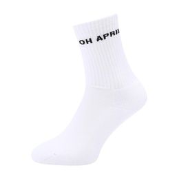 OH APRIL Socken 'Steffi' Damen Gr&ouml;&szlig;e 42/44 schwarz / wei&szlig;
