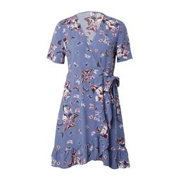 Only Kleid 'ONLELISABETH' Damen Größe 38 taubenblau / brombeer / rosa / weiß