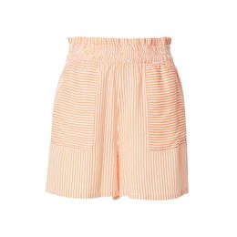 V&eacute;ro Moda VERO MODA Shorts 'VMBUMPY' Damen Gr&ouml;&szlig;e 42 orange / wei&szlig;