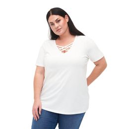 ZIZZI Shirt 'Eriley' female White size XXL