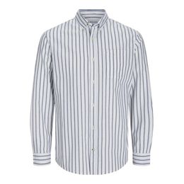 Jack & Jones Plus Jack & Jones Plus Hemd 'Oxford' Herren Gr&ouml;&szlig;e XXXL nachtblau / wei&szlig;
