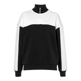 French Connection Sweatshirt Damen Gr&ouml;&szlig;e XS schwarz / wei&szlig;
