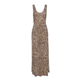 Buffalo Kleid Damen Gr&ouml;&szlig;e 40 beige / braun / schwarz Winterkleid
