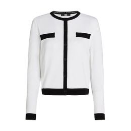 K by KARL LAGERFELD Karl Lagerfeld Strickjacke Damen Gr&ouml;&szlig;e XXL schwarz / wei&szlig;