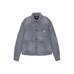 Pull&Bear Pull&Bear Jacke Herren Größe M blue denim / schwarz / weiß