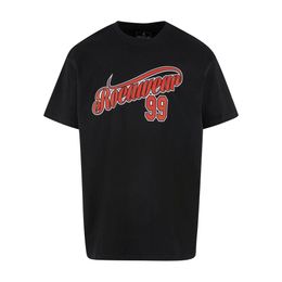Rocawear T-Shirt 'Ozone' Herren Größe 5XL dunkelrot / schwarz / weiß