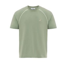 Moxx Paris Shirt Herren Größe L grün / weiß