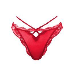SugarShape String 'Lilou' Damen Gr&ouml;&szlig;e 4XL/5XL rot Winterschuhe