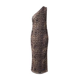 ABOUT YOU Kleid 'Marina' Damen Größe 36 beige / braun / schwarz Winterkleid