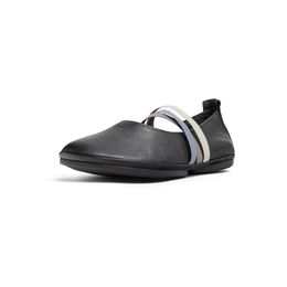 Camper Riemchenballerina 'Right Nina' Damen Gr&ouml;&szlig;e 42 chamois / hellblau / schwarz / wei&szlig;