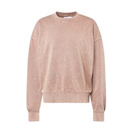 TOPMAN Sweatshirt Herren Gr&ouml;&szlig;e XL taupe / wei&szlig;