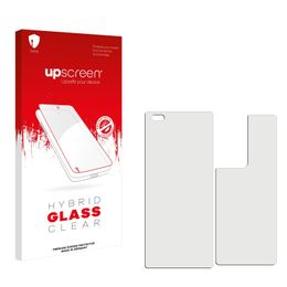 upscreen Displayschutzglas Panzerglasfolie für Huawei Mate X2 (Display+Rückseite), Schutzglas Glasfolie klar, weiß