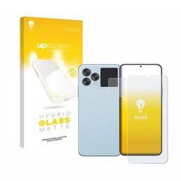 upscreen Displayschutzglas Schutzglas für Cubot Hafury V1, Schutzfolie Display Schutz Glas Folie matt, weiß