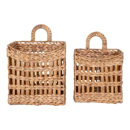 ebuy24 Allzweckkorb Cala hängender Korb Satz von 2 Stk. natur.