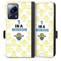 DeinDesign Handyhülle Minions Ich – Einfach unverbesserlich Bob 1 in a Minion, Xiaomi 13 Lite Hülle Handy Flip Case Wallet Cover Handytasche Leder