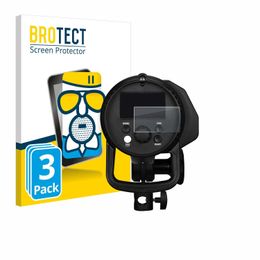 BROTECT Displayschutzglas Schutzglas für Profoto B1X, 3 Stück, Schutzfolie Display Schutz Glas Folie matt, weiß