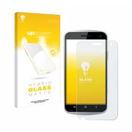 upscreen Displayschutzglas Schutzglas für Point Mobile PM30HC, Schutzfolie Display Schutz Glas Folie matt, weiß