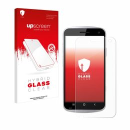 upscreen Displayschutzglas Schutzglas für Point Mobile PM30HC, Schutzfolie Display Schutz Glas Folie klar, weiß