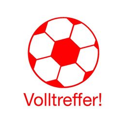 TimeTEX Stempel Siebdruck-Stempel "Perpetuum", "Volltreffer", rot
