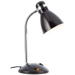 Lightbox Tischleuchte, ohne Leuchtmittel, Schreibtischlampe, 34 x 14 cm, E27, max. 25 W, schwenkbar, schwarz