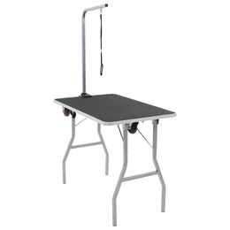 vidaXL Hundeschermaschine Tragbarer Trimmtisch für Haustiere Hundesalon mit Rollen