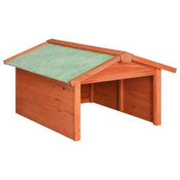 DOTMALL Rasenmäher-Schutzhülle Roboter-Rasenmäher Garage 72x87x50 cm Massivholz Tanne