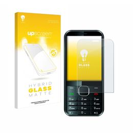 upscreen Displayschutzglas Schutzglas für Maxcom MM334, Schutzfolie Display Schutz Glas Folie matt, weiß