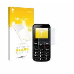 upscreen Displayschutzglas Schutzglas für myPhone Halo A LTE, Schutzfolie Display Schutz Glas Folie matt, weiß