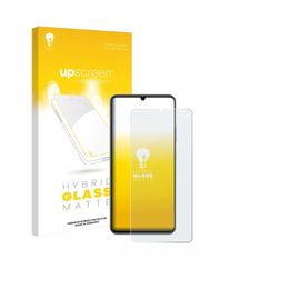 upscreen Displayschutzglas Schutzglas für realme C63, Schutzfolie Display Schutz Glas Folie matt, weiß