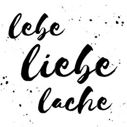 ti-flair Papierserviette, Servietten Papier 33x33cm mit Spruch Motiv 20 Stück Weiß / Schwarz