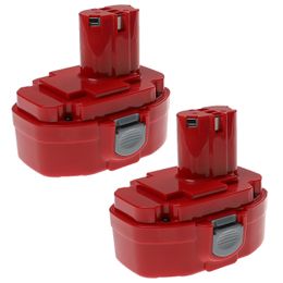 Extensilo passend für Makita LS711DWBEK, LS711DWA, JR180DWB, JR180DWD, Akku NiMH 3300 mAh, rot