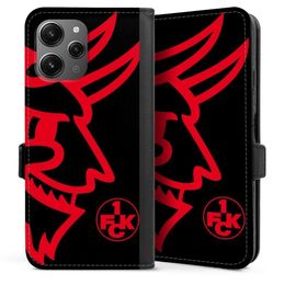 DeinDesign Handyhülle Offizielles Lizenzprodukt 1.FCK Dauerkarte, Xiaomi Redmi 12 Hülle Handy Flip Case Wallet Cover Handytasche Leder, schwarz