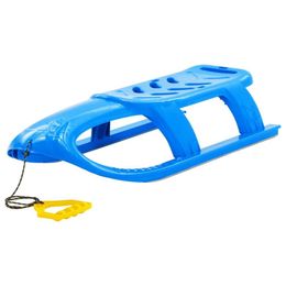 vidaXL Schlitten Schlitten für Kinder Blau 102,5x40x23 cm Polypropylen