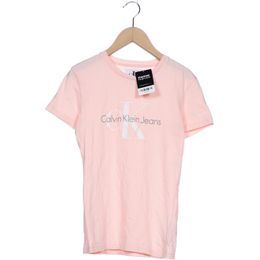 Calvin Klein Jeans Damen T-Shirt, pink, Gr. 34