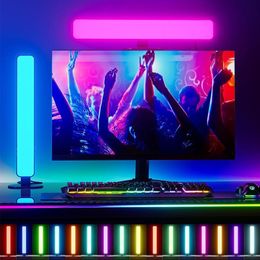 Sunicol LED-Streifen Lightbar, TV Hintergrundbeleuchtung, RGB Ambiente Licht, Musik Sync, 10W, Dimmbare Leuchte mit fernbedienung für für PC, TV