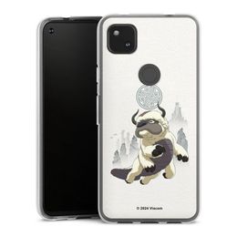 DeinDesign Handyhülle Avatar - Der Herr der Elemente Appa Offizielles Lizenzprodukt Appa, Google Pixel 4a Silikon Hülle Bumper Case Handy Schutzhülle