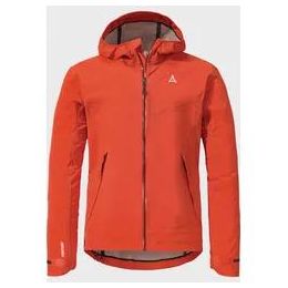 Schöffel Outdoorjacke SCHÖFFEL "2.5L Jacket Karma Trail M" Gr. 50, orange (5480, orange) Herren Jacken