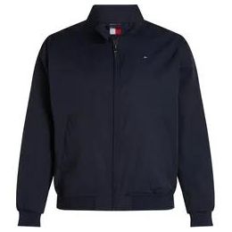 Tommy Hilfiger Big & Tall Outdoorjacke TOMMY HILFIGER BIG & TALL "BT-CLUB HARRINGTON-B" Gr. XXXL, blau (desert sky) Herren Jacken Große Größen mit Logoprägung