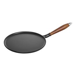 Staub Pans Pfannkuchenpfanne 28 cm, Gusseisen, Schwarz