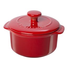 Zwilling Cocotte Set 2-tlg, rund, Kirsch-Rot, Keramik