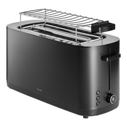 Zwilling Enfinigy Toaster mit Brötchenaufsatz, 2 Schlitze lang, Schwarz