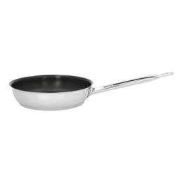 Demeyere Resto 3 Bratpfanne 24 cm, 18/10 Edelstahl, Silber-Schwarz