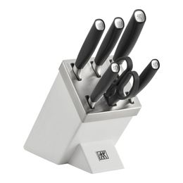 Zwilling All * Star 7-tlg, Messerblockset, Silber, Weiß