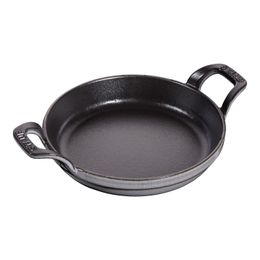 Staub Specialities Ofenform 16 cm, rund, Graphit-Grau, Gusseisen