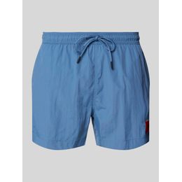 Hugo Regular Fit Badehose mit Label-Patch Modell 'DOMINICA'