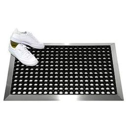 SZ Metall Fußmatte schwarz 60,0 x 90,0 cm